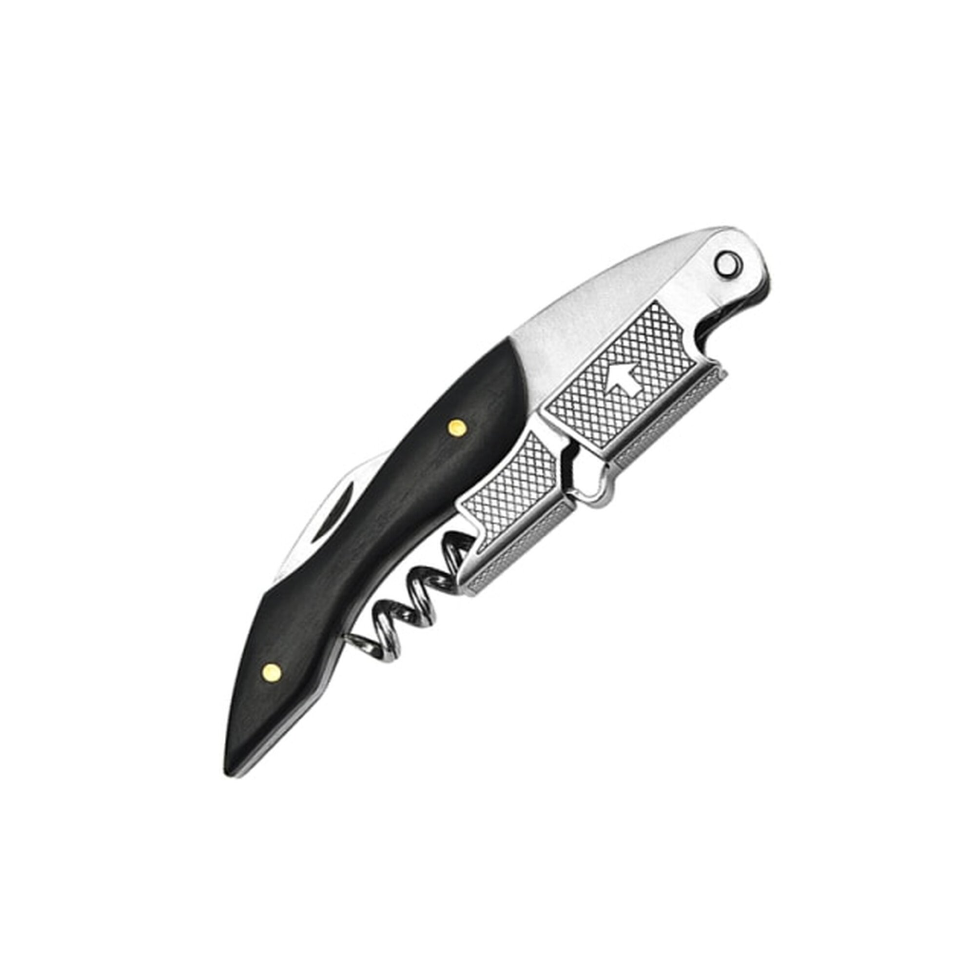 Двухступенчатый штопор для вина Original Vinoman Black, XM-26