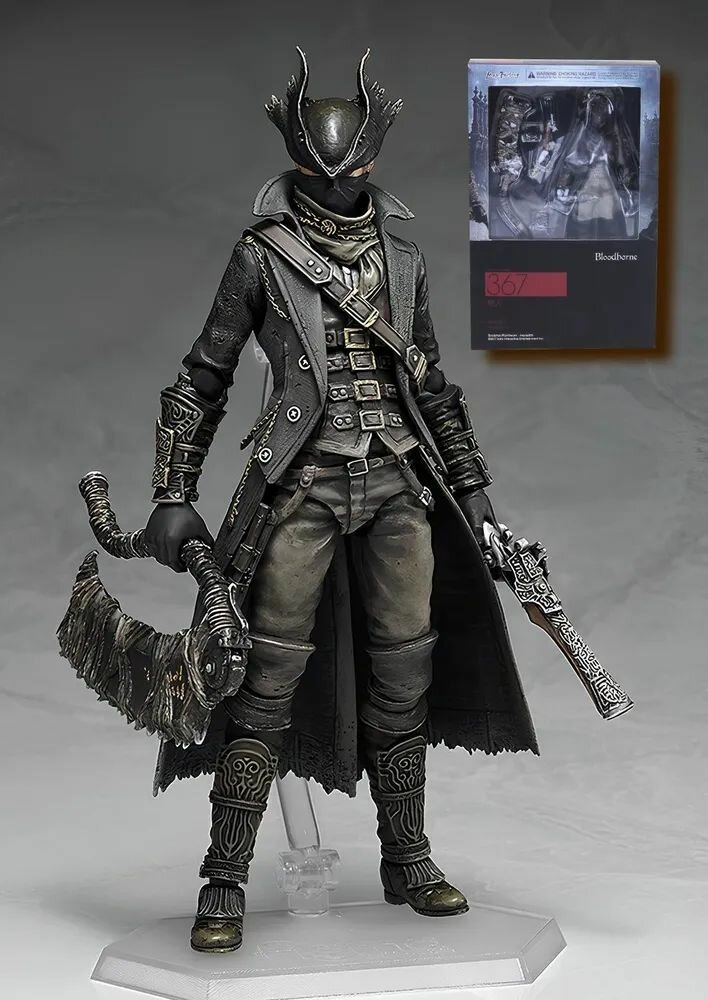 Фигурка Бладборн охотник / Bloodborne Hunter figma 367 (15см)