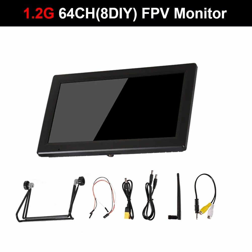 Монитор Hawkeye Little Pilot 10.2" 1000 LUX, 1.2G, DVR, HDMI, для Видеонаблюдения