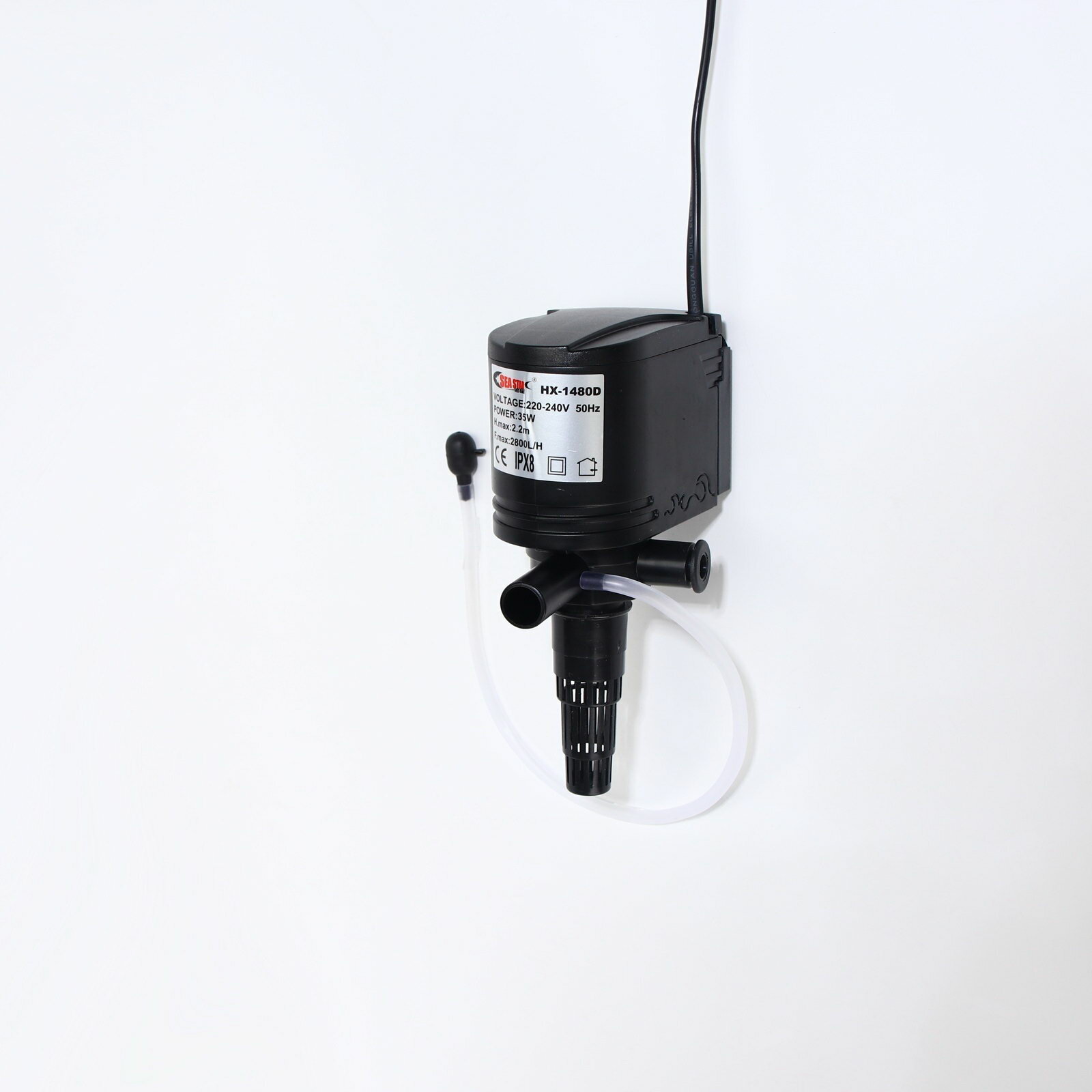 Помпа аквариумная HX-1480D, 2800 л/ч, 35 Вт, высота подъема воды 2.2 м