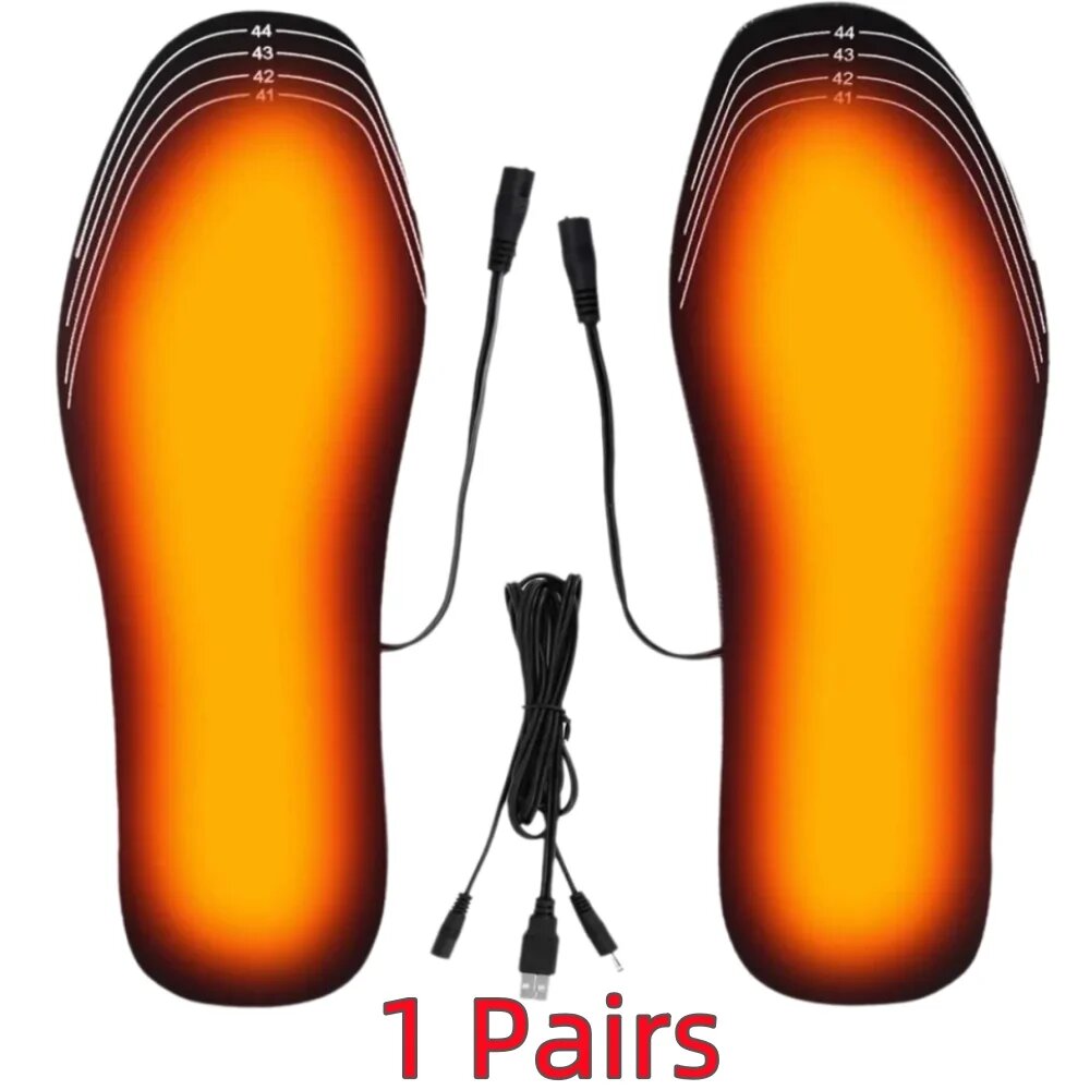 Электрические стельки с подогревом Carbon Fiber 41-46, 1 Pairs