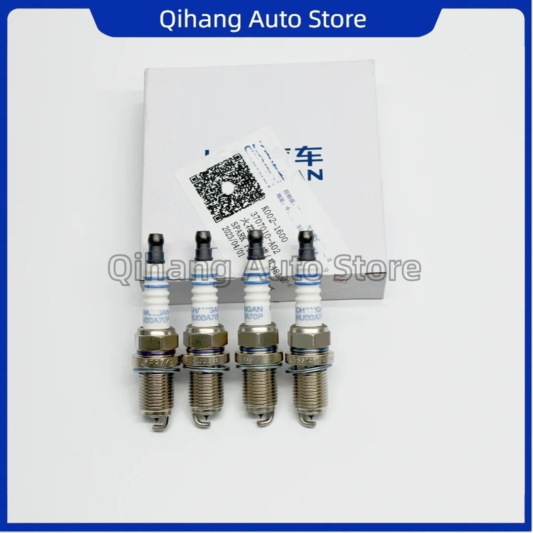 4 шт. двойные иридиевые свечи зажигания для китайского внедорожника CHANGAN CS75 1,8T 2,0 JL486, двигатель Autocar, часть двигателя K002-1600 3707010-A02