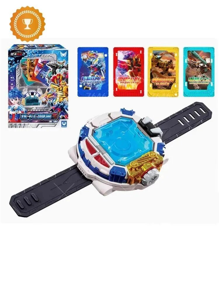 GM Метал Кард Бот Призыватель S2 Детские игрушки Часы с карточками