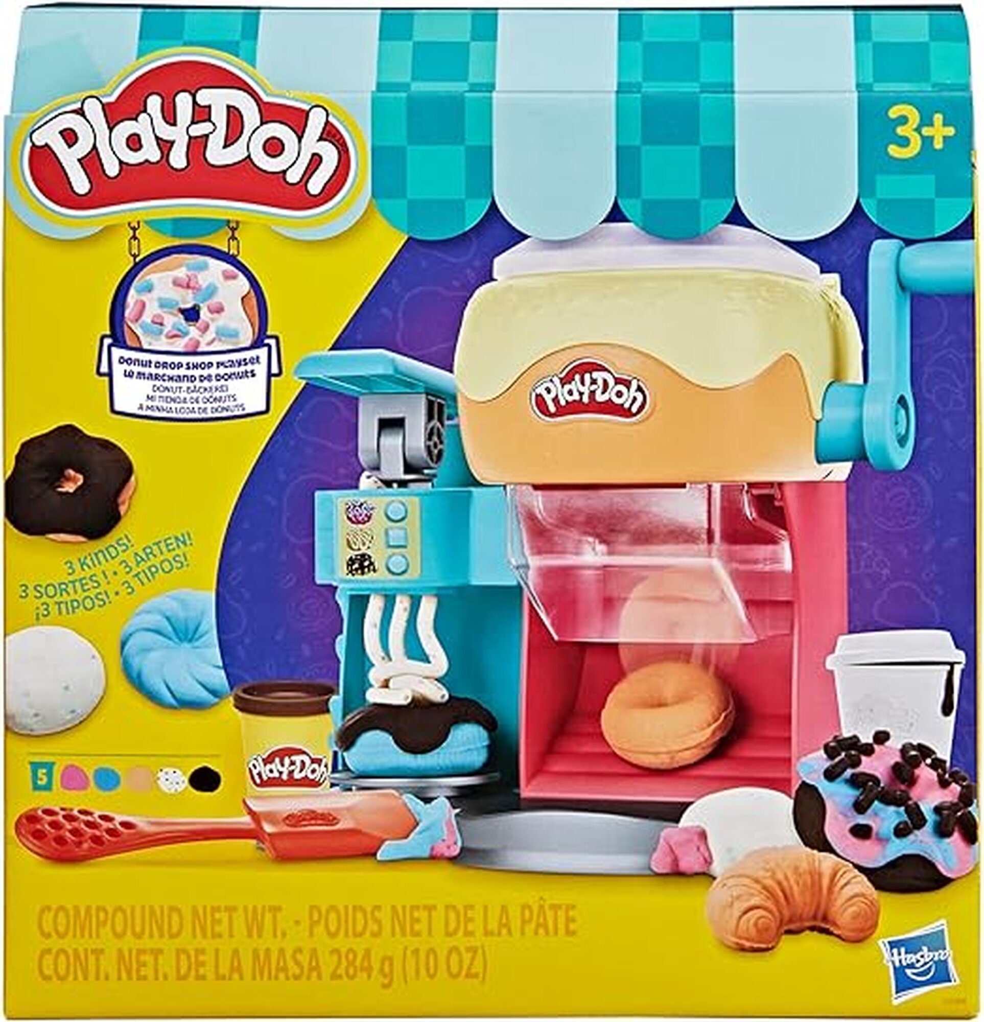 Игровой набор для лепки Play-Doh - "Пончиковая",11 предметов - Плей До G23085L0
