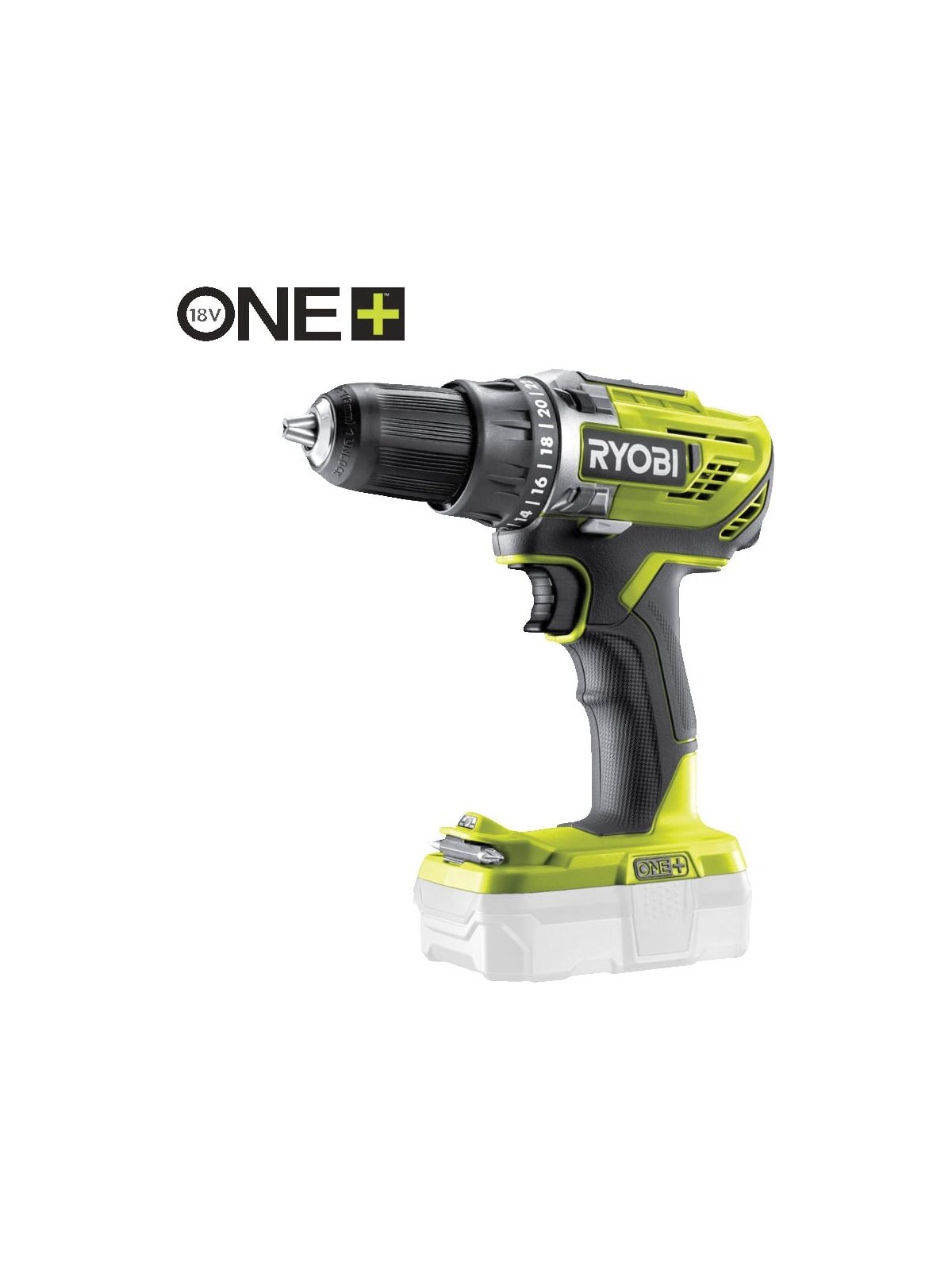Дрель-шуруповерт Ryobi ONE+ R18DD3-0 без аккумулятора в комплекте 5133002889