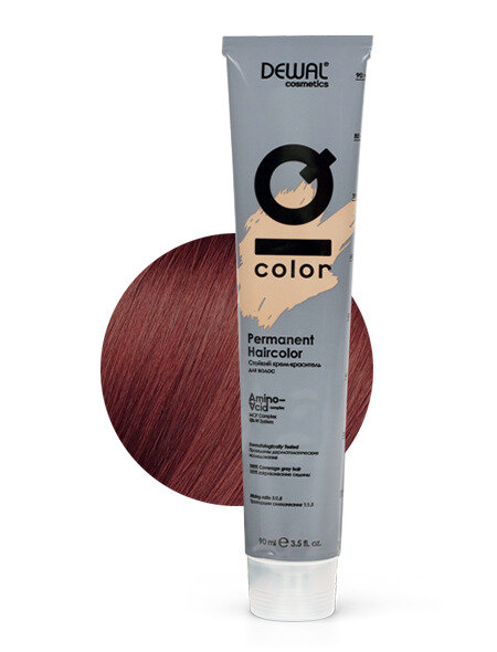 Краска для волос перманентная 5.66 Dewal Cosmetics IQ COLOR, 90 мл