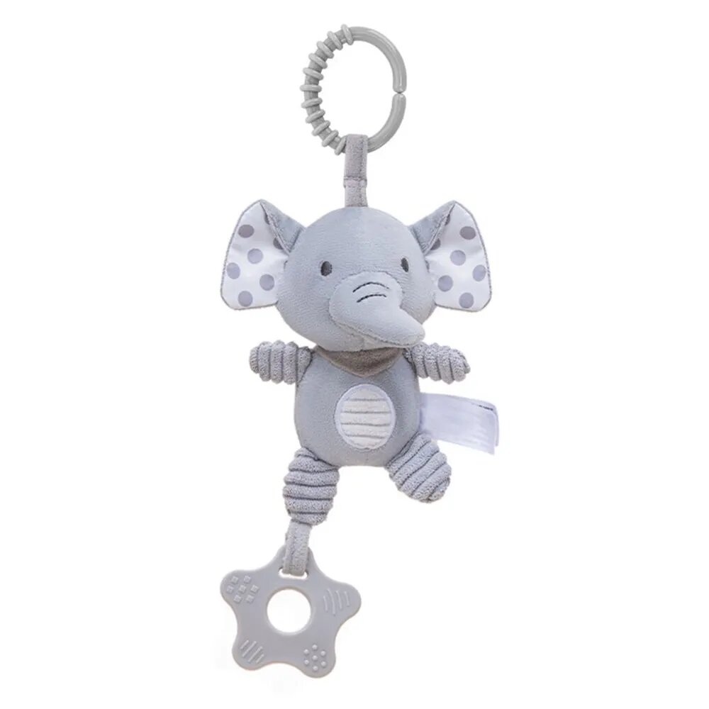 Игрушка-обманка для кроватки с висячим слоном