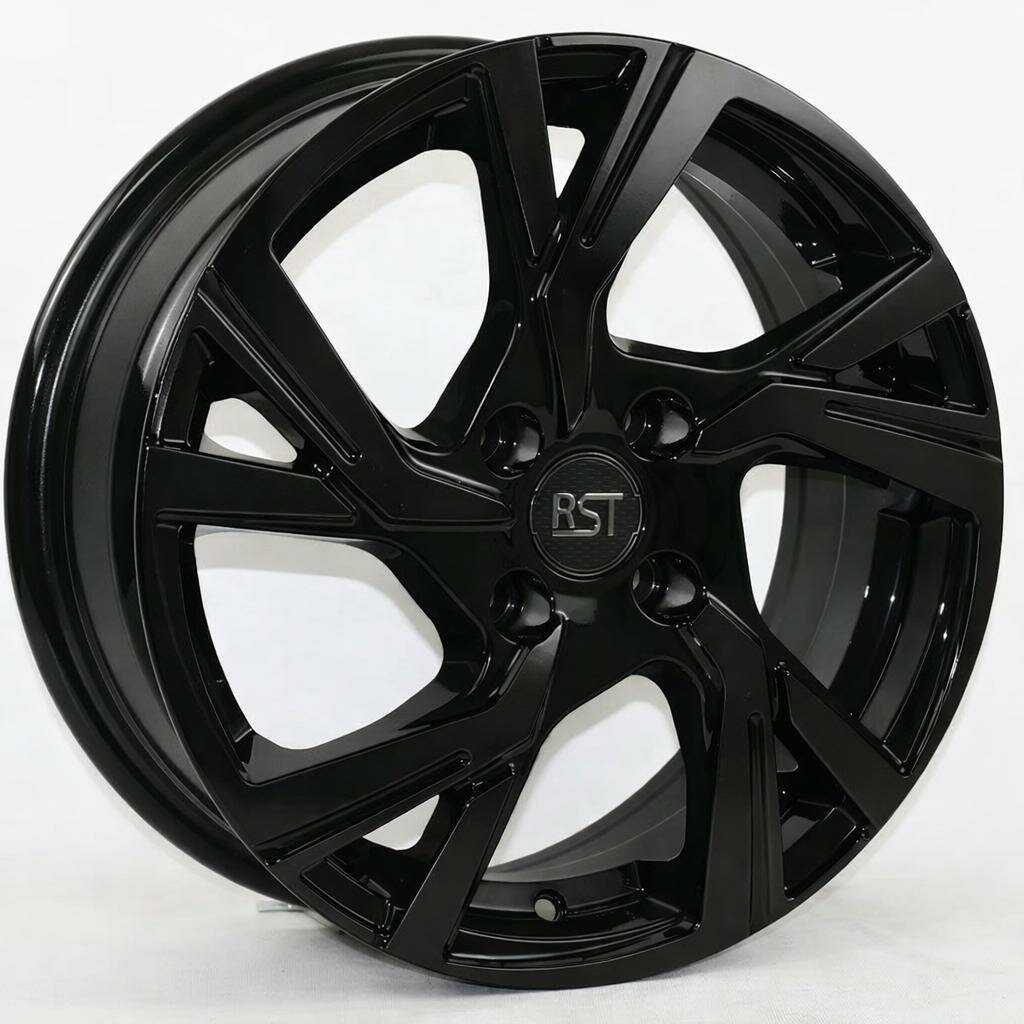 Диск автомобильный литой RST R075 15x6 4x100 et40 dia60.1 Чёрный