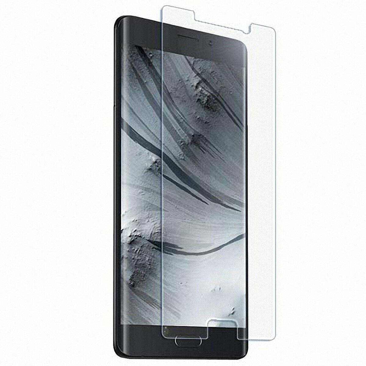 Защитное стекло для Xiaomi Mi Note 2 прозрачное на плоскую часть экрана