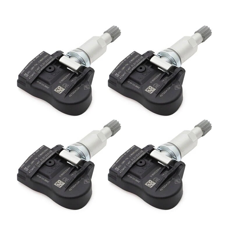 4 шт. 407000435R 407003743R 433 МГц TPMS датчик давления в шинах для Renault Fluence Laguna Latitude Megane Van Scenic Zoe автозапчасти