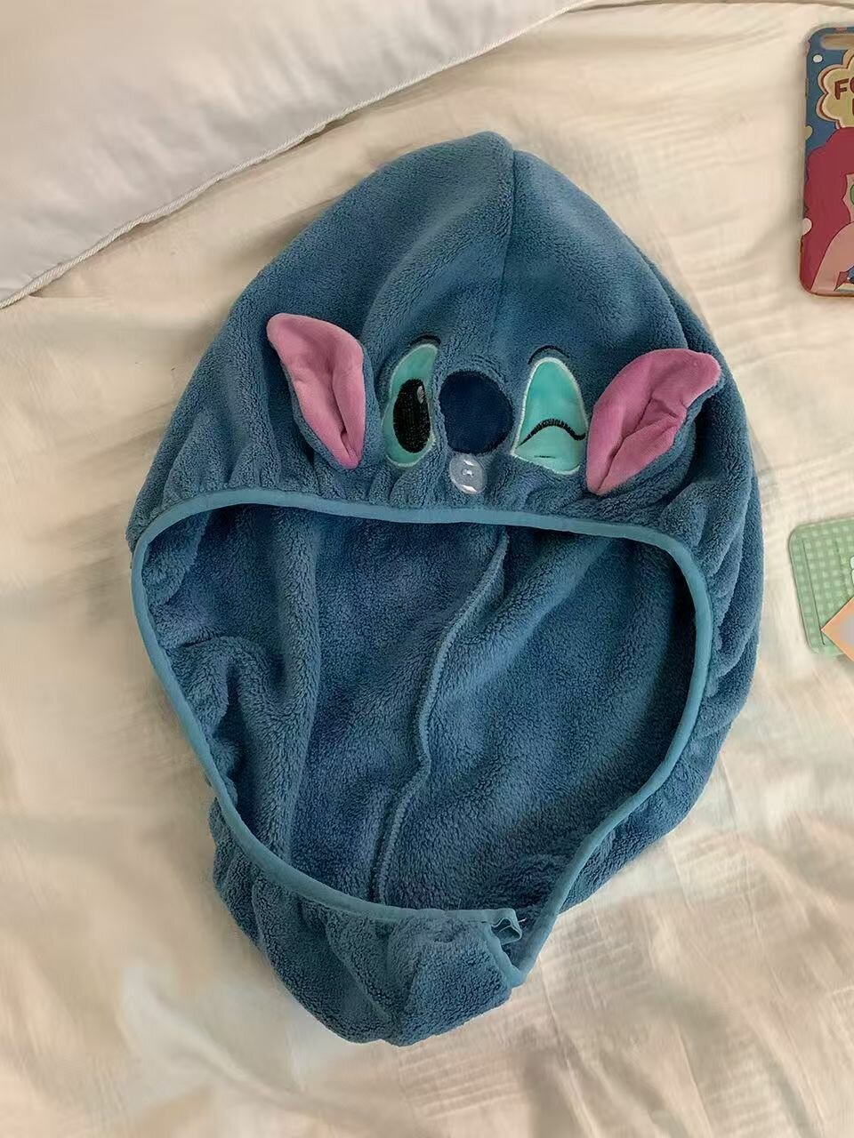 Полотенце для лица Stitch, аниме Дисней, милый стежок, шапочка для сушки волос