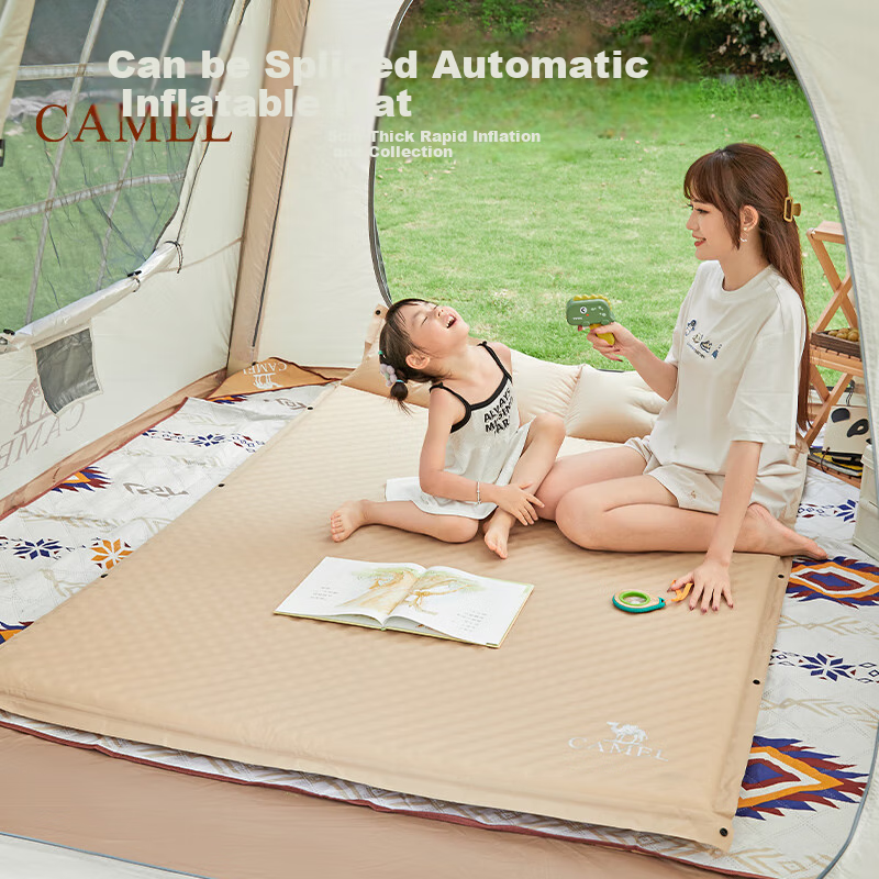 Коврик CAMEL Egg Nest с защитой от влаги Утолщенный надувной матрас для палатки на открытом воздухе Цвет：Тонкий 3 см -