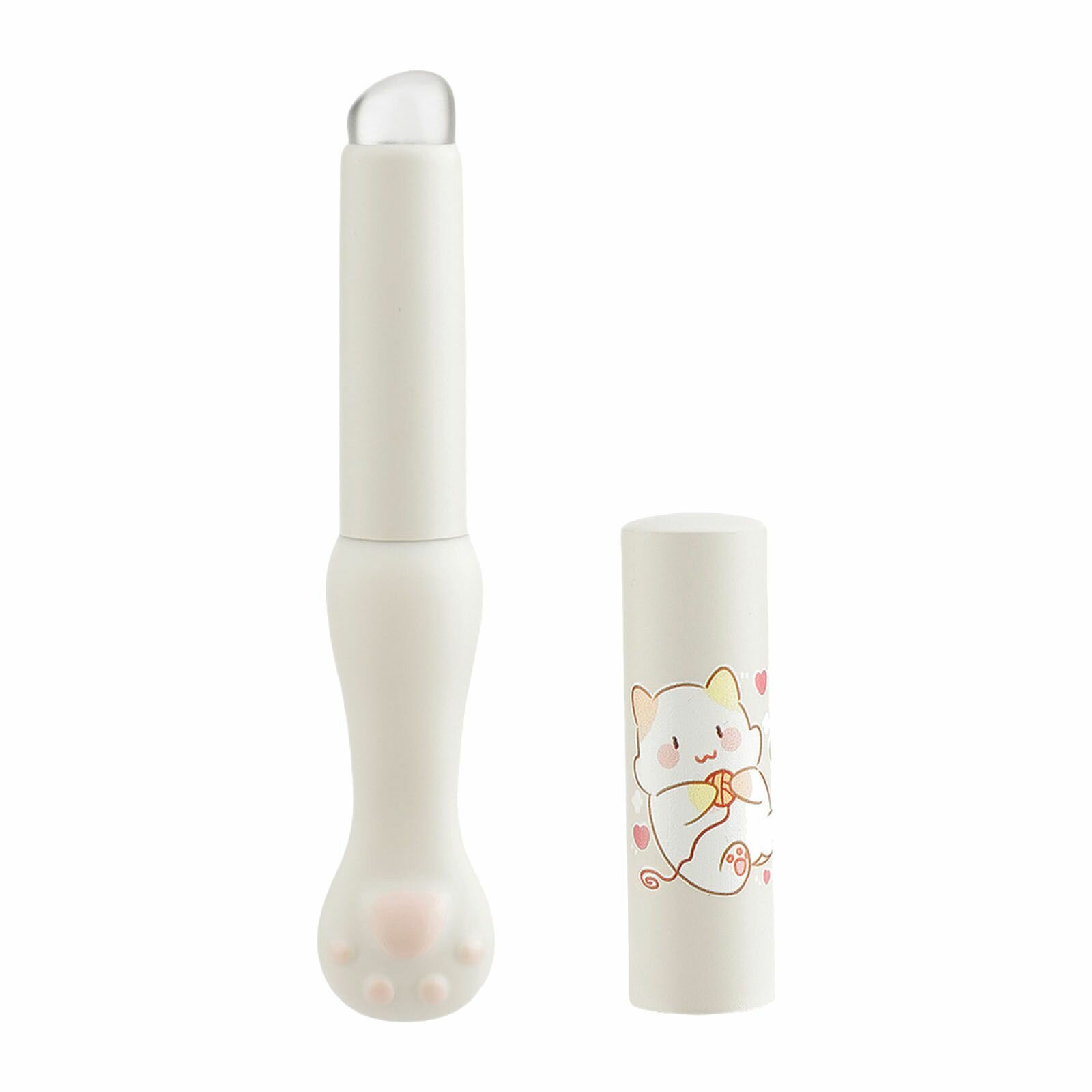 Мягкая силиконовая кисть для губ многоразовая нанесения блеска и помады