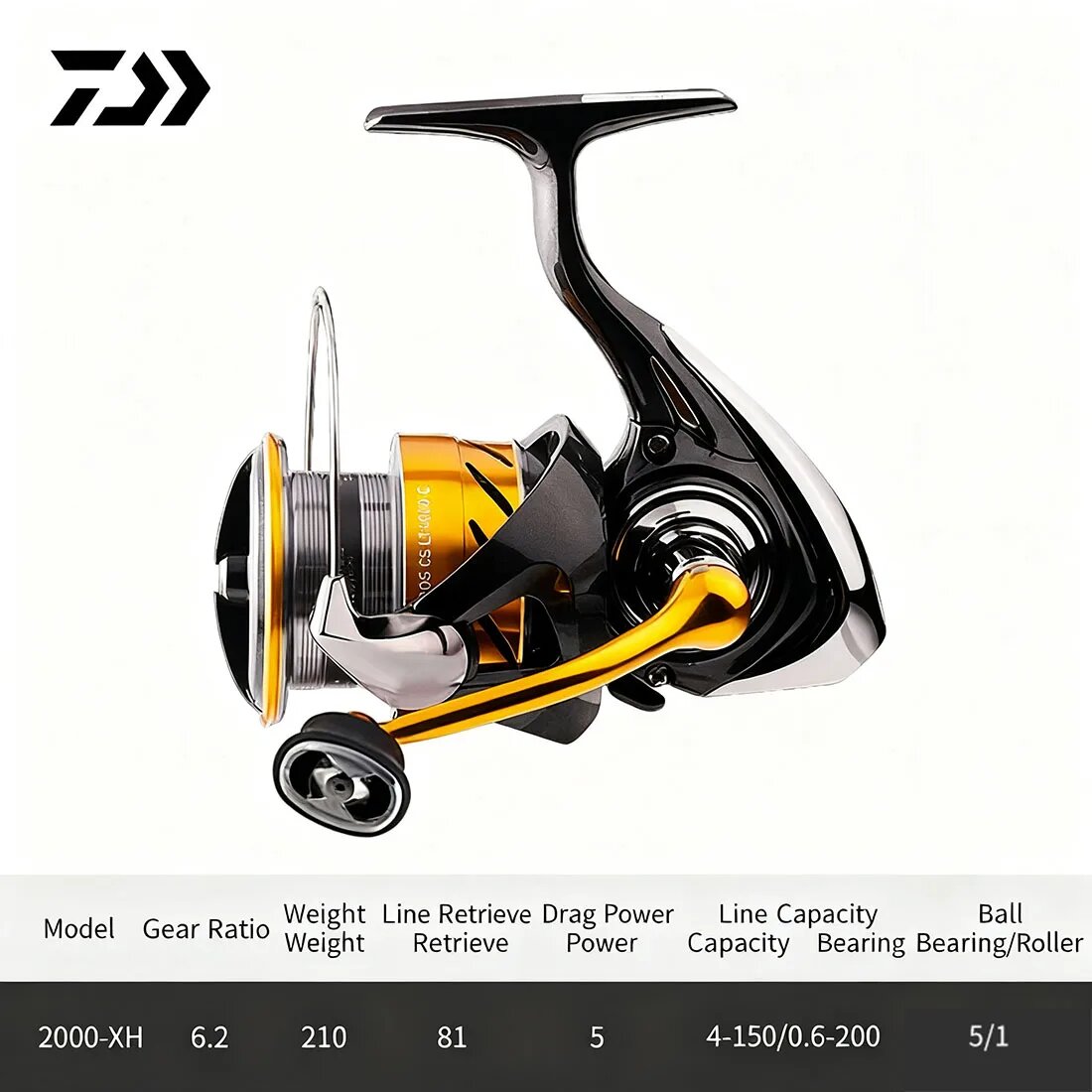Daiwa Revros CS LT Безынерционная катушка для спиннинга 2000-XH