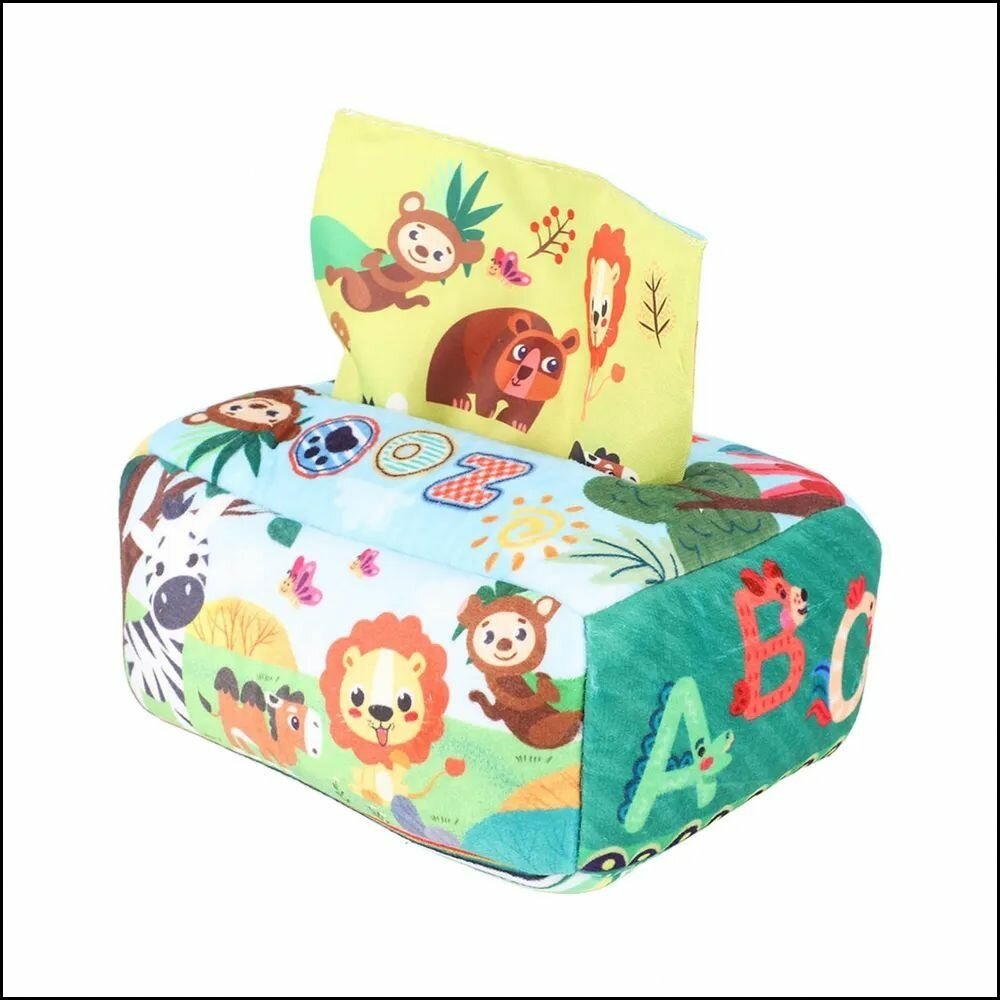 Игрушка в коробке для детских салфеток