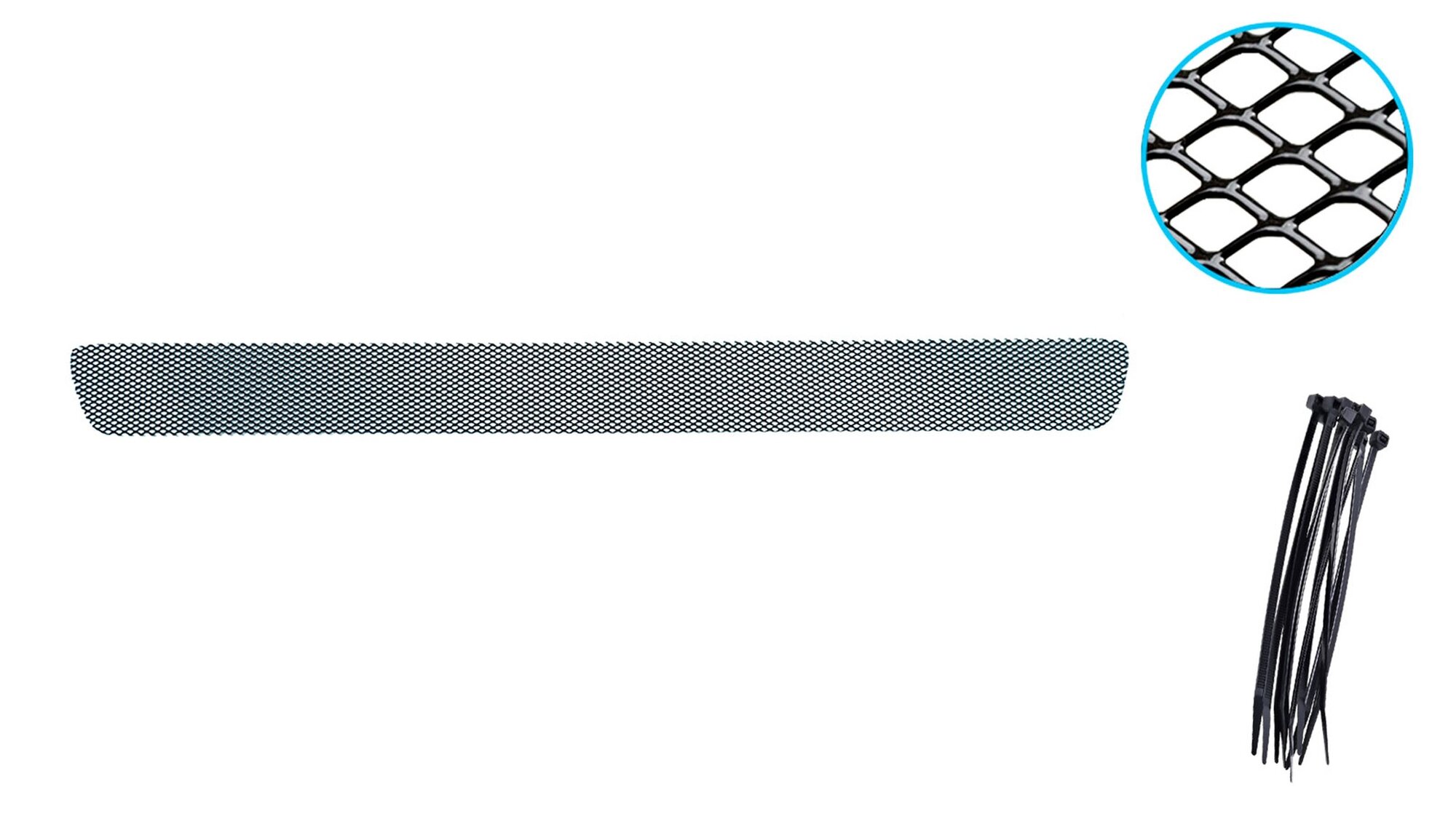 Защитная сетка радиатора для CHEVROLET LACETTI 2004-2013 (I), низ, 1шт, хэтчбек