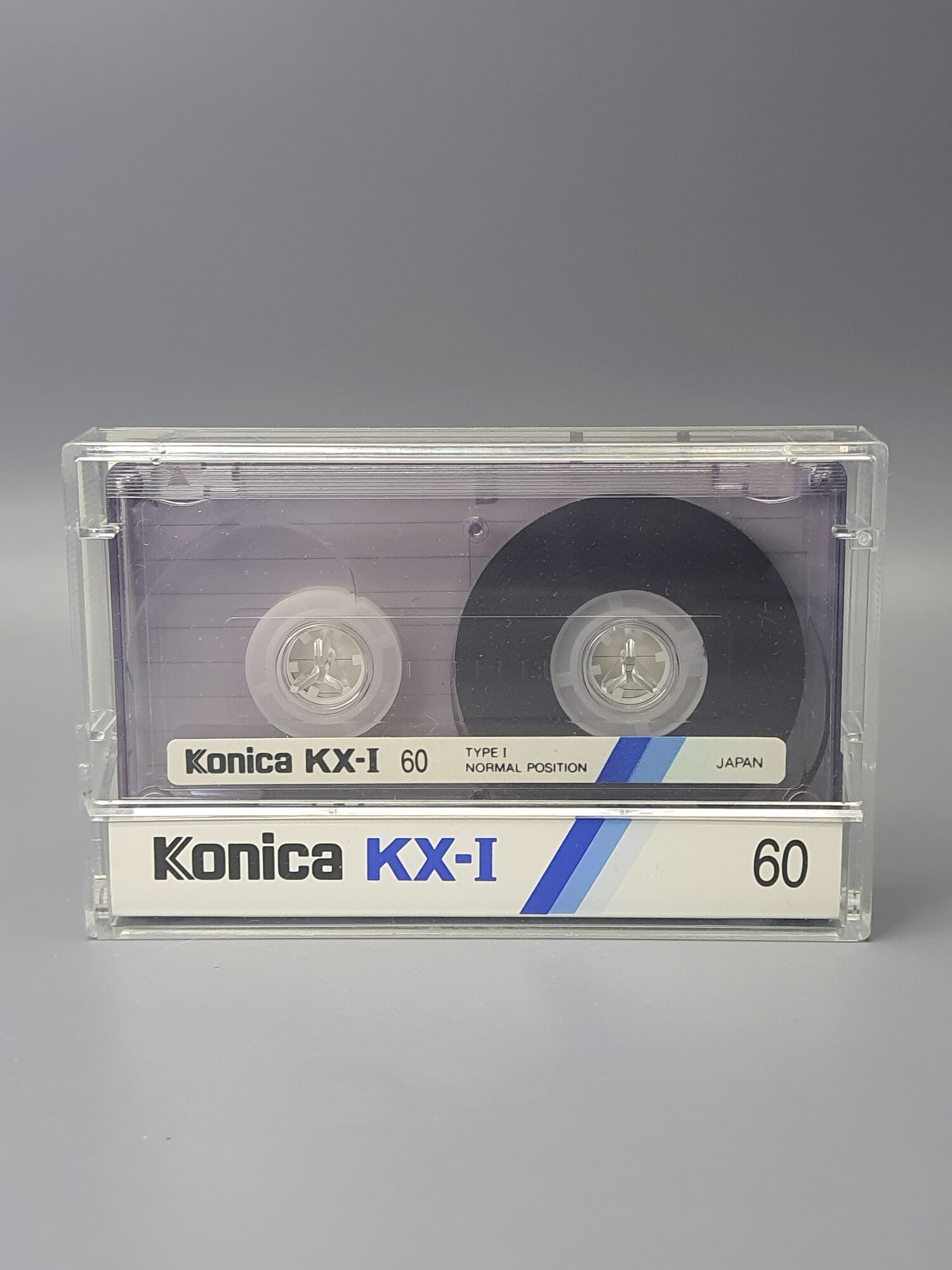 Аудиокассета Konica KX-I 60, Type I, Япония, 1987 г.