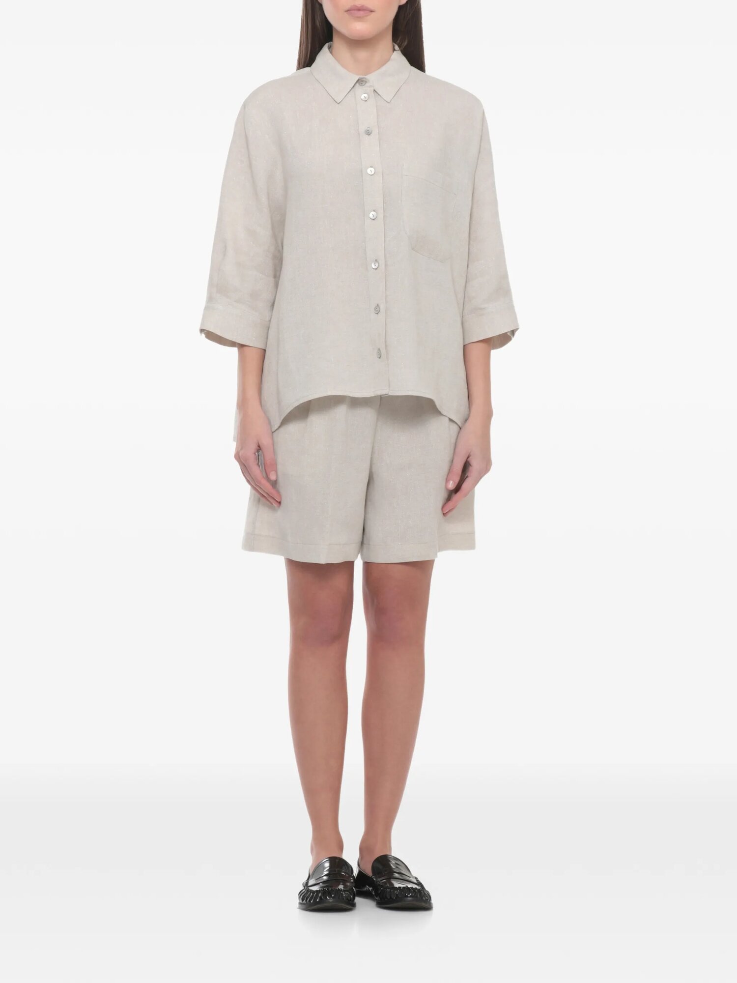 Рубашка Panicale Buttoned shirt, размер 44, разноцветный — фото 1