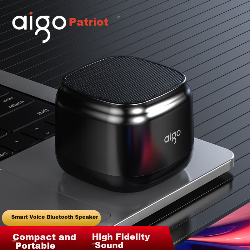 Aiguozhe T36 Bluetooth-колонка Чёрная мини-колонка для стола беспроводная для ноутбука автомобильный сабвуфер Цвет：T36