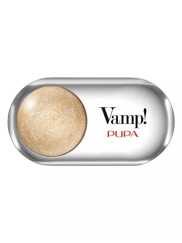 Тени для век Pupa Vamp! Wet&Dry, запеченные, тон: 201, 1 г
