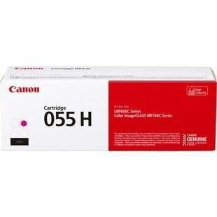 Тонер-картридж Canon 055H M пурпурный, увеличенной емкости 3018C002