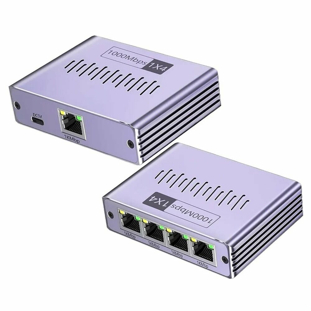 Интернет-сплиттер 1000 Мбит/с, RJ45