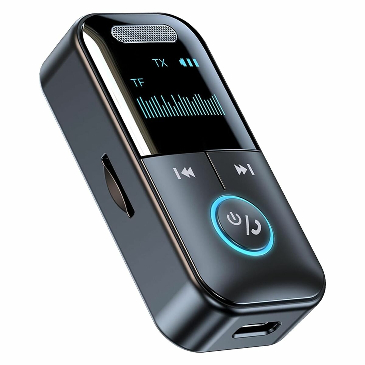Bluetooth 5.4 передатчик приемник 2 в 1 портативный беспроводной 3,5 мм разъем AUX аудио адаптер для ТВ/ПК/наушников/автомобиля дома