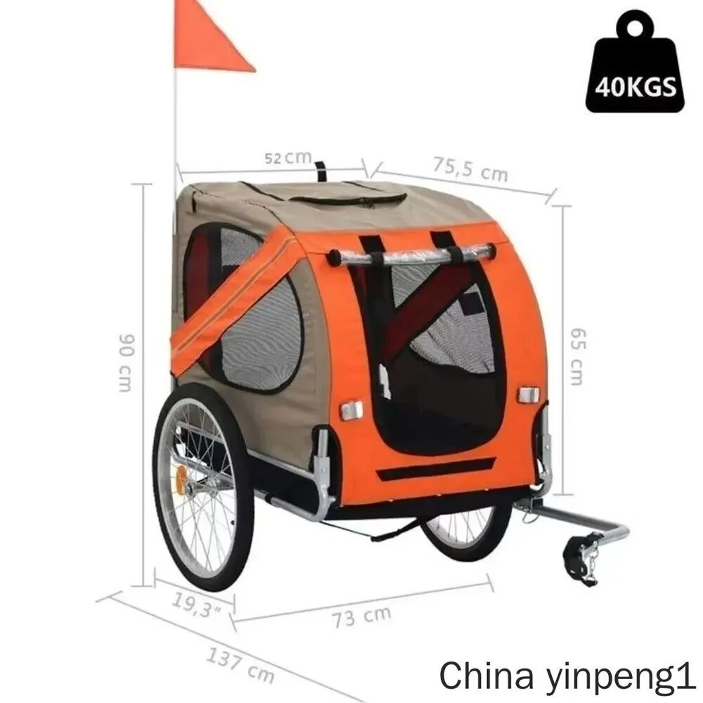 Велосипедный прицеп для собак и кошек, для велопрогулок и путешествий