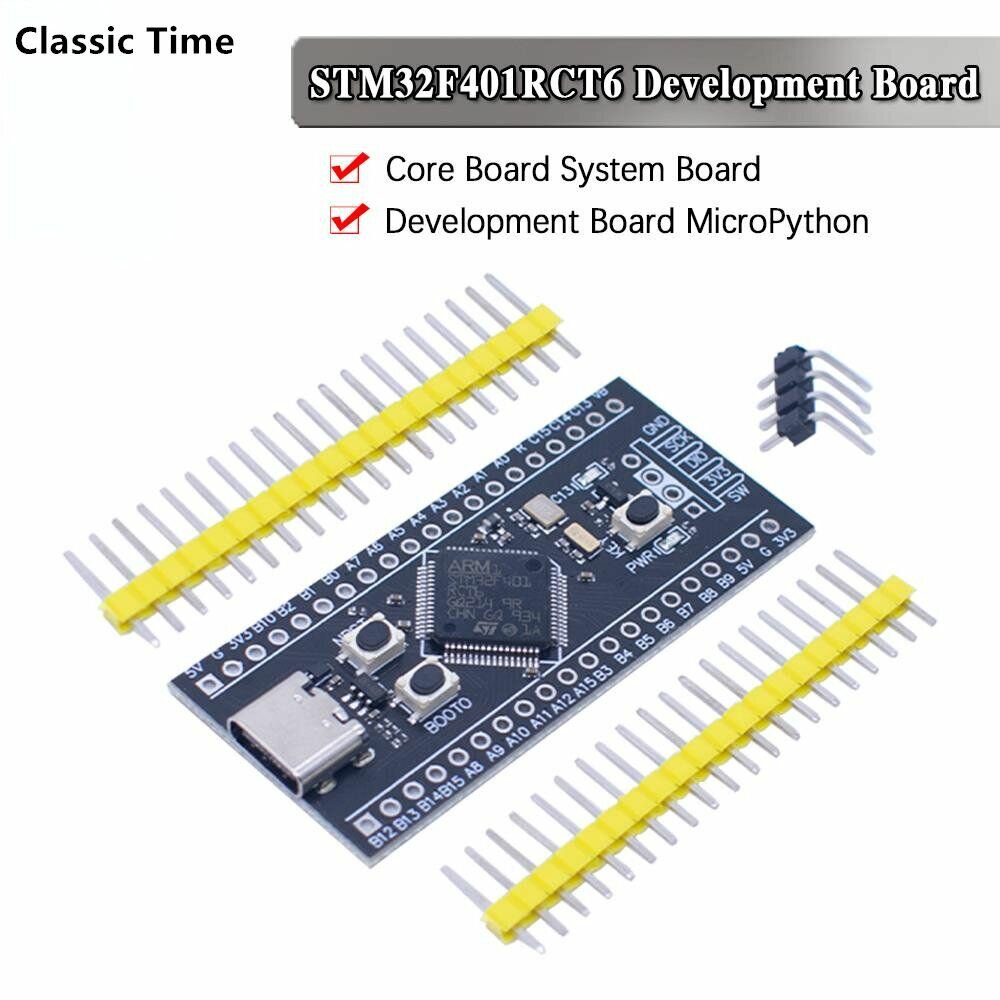 STM32F401RCT6 Плата для разработки минимальной системы STM32 ARM Core Learning Board Модуль с портом Type-C микроконтроллер отладочная плата ARM Cortex-M4
