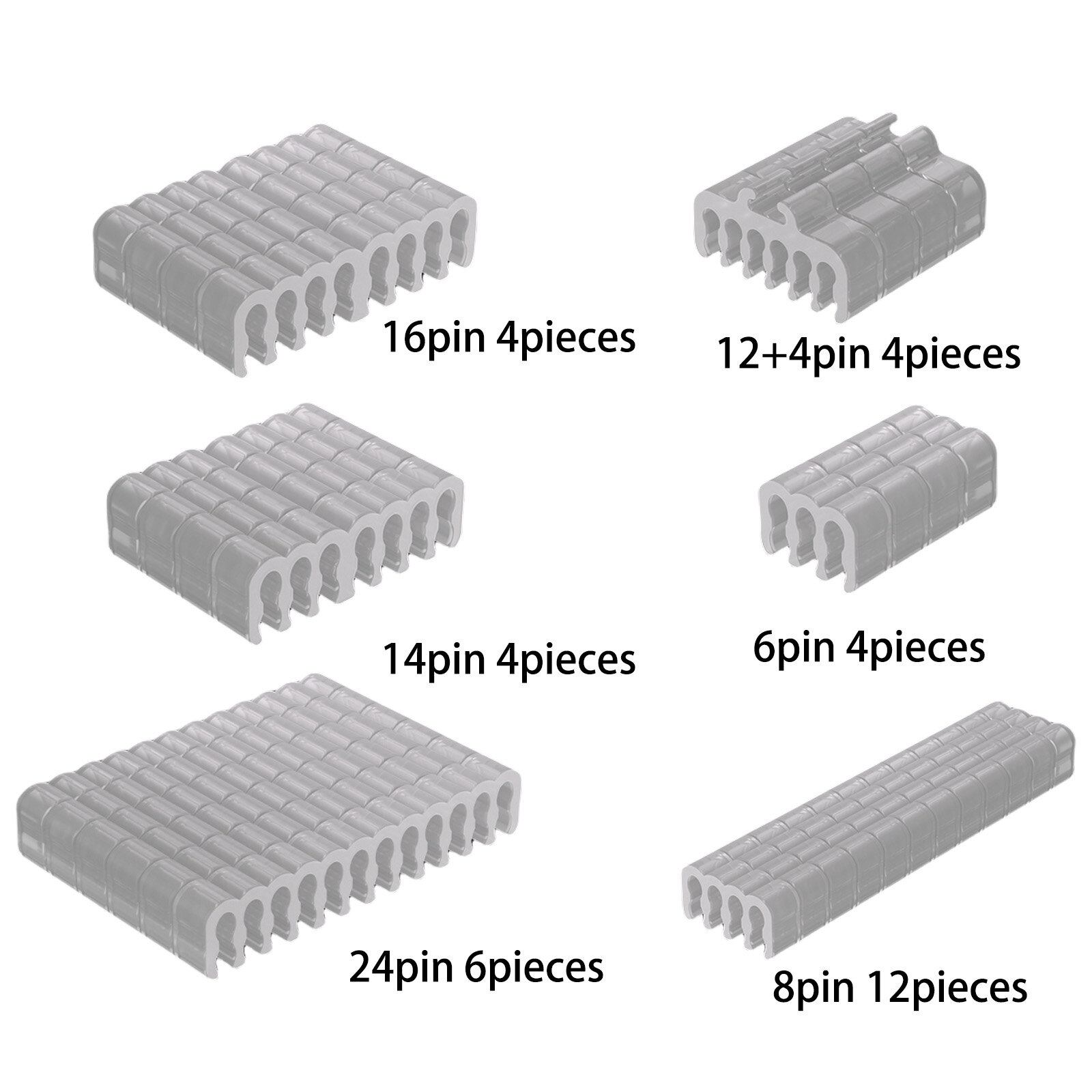 Гребенки для проводов органайзер кабелей 18-25 мм термостойкие