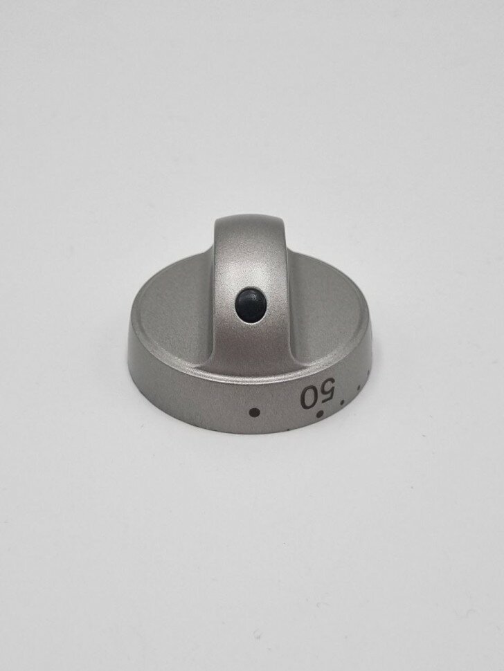 Ручка управления температурой духвоки для плиты Hansa серебро 9070483