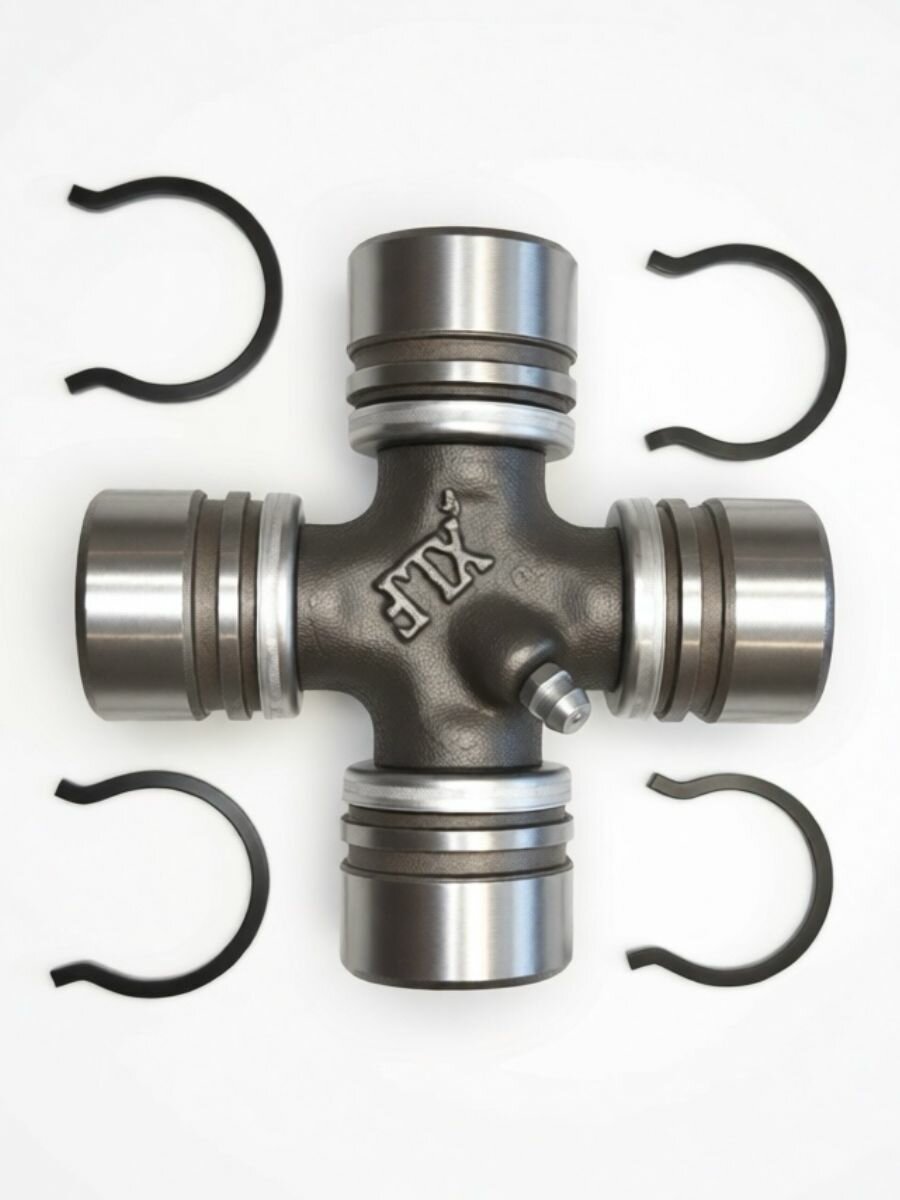 Крестовина карданного вала с подшипниками для тракторов МТЗ-80, МТЗ-82 и автомобилей УАЗ