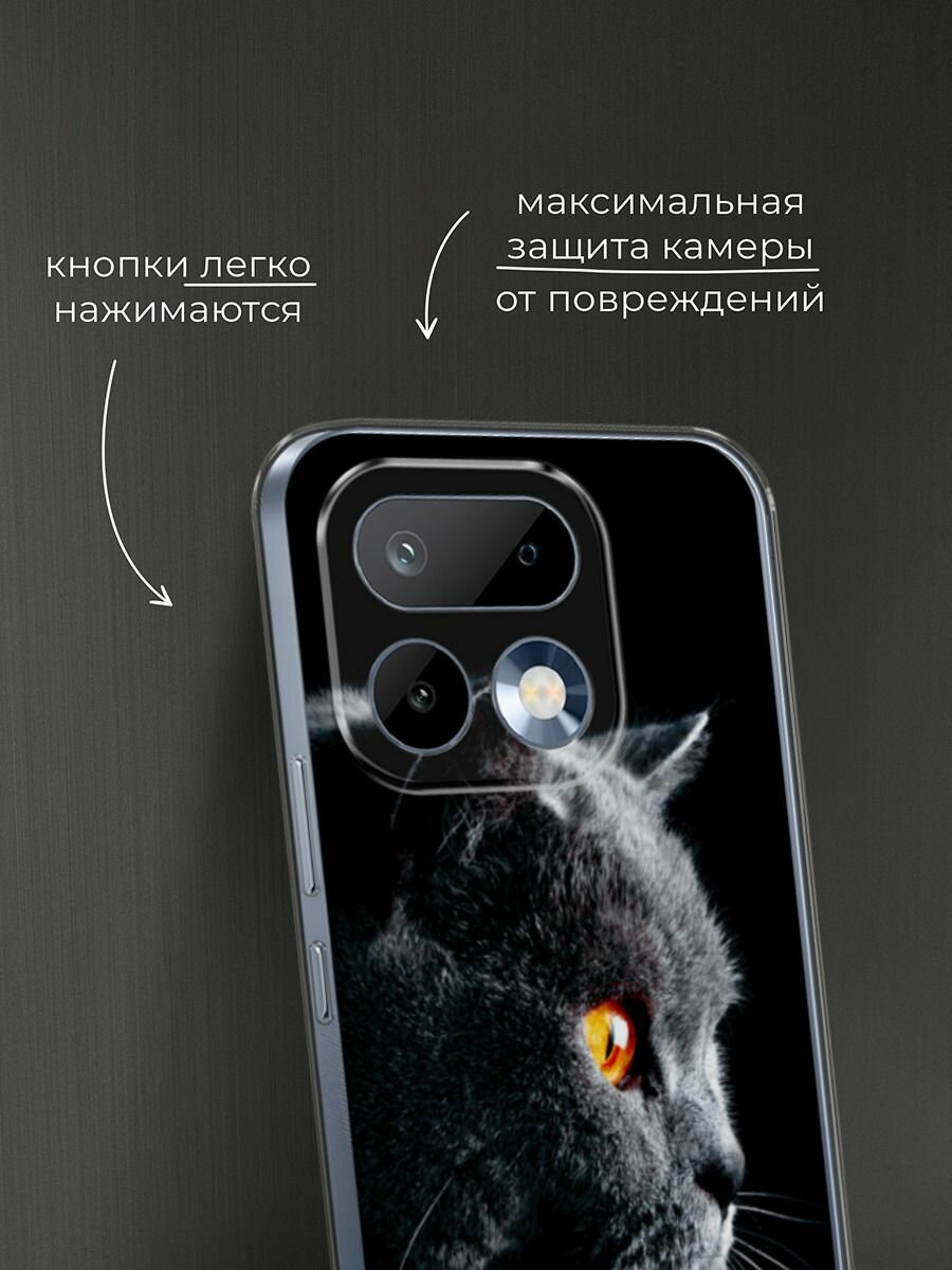 Чехол на Realme 16 Pro / Реалме 16 Про с принтом Благородный кот британец — фото 1