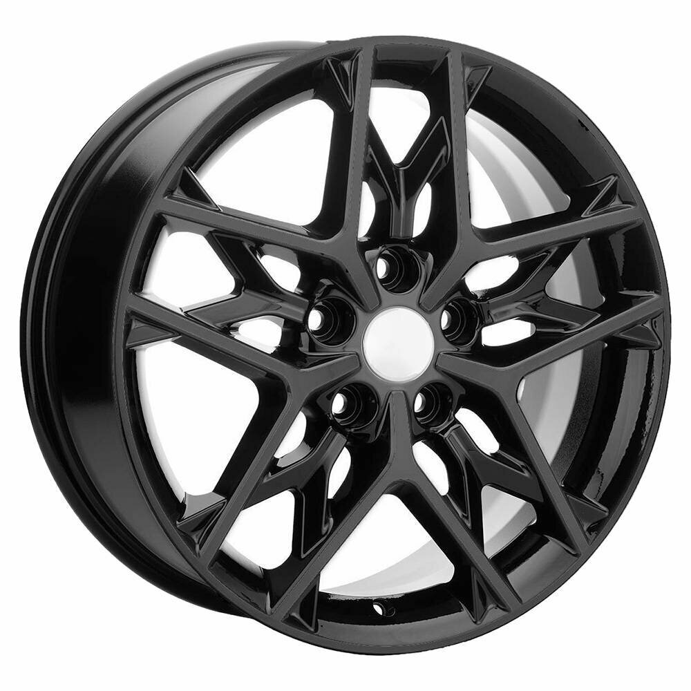 Колесный диск Khomen KHW1709 7x17 5x110 ET46 D63.3 Black литой