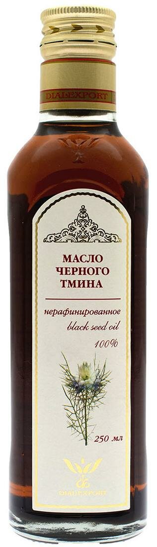 Масло DIAL-EXPORT Черного тмина нерафинированное /стекло/ 0,25л