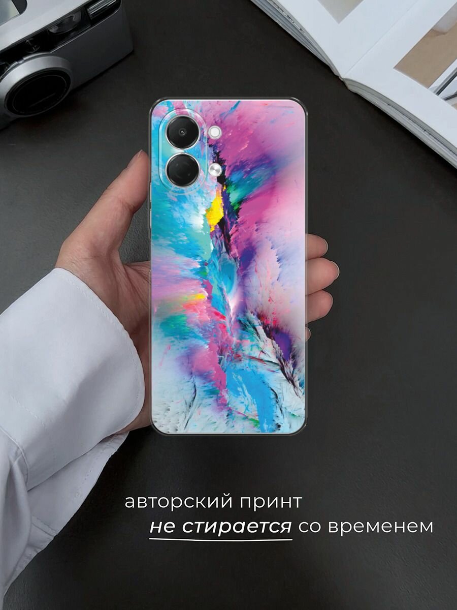 Чехол на Tecno Spark Go 3 / Текно Спарк Го 3 с принтом Абстракция 29 — фото 1