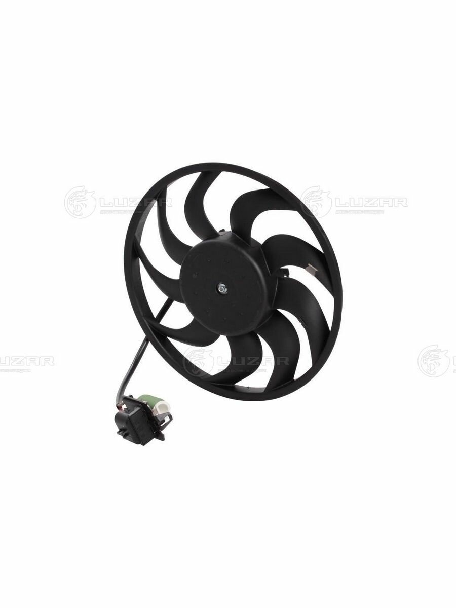 Электровентилятор охлаждения (без кожуха, с резист, тип KDAC) LUZAR LFC0194 для а/м Лада 2190 Гранта