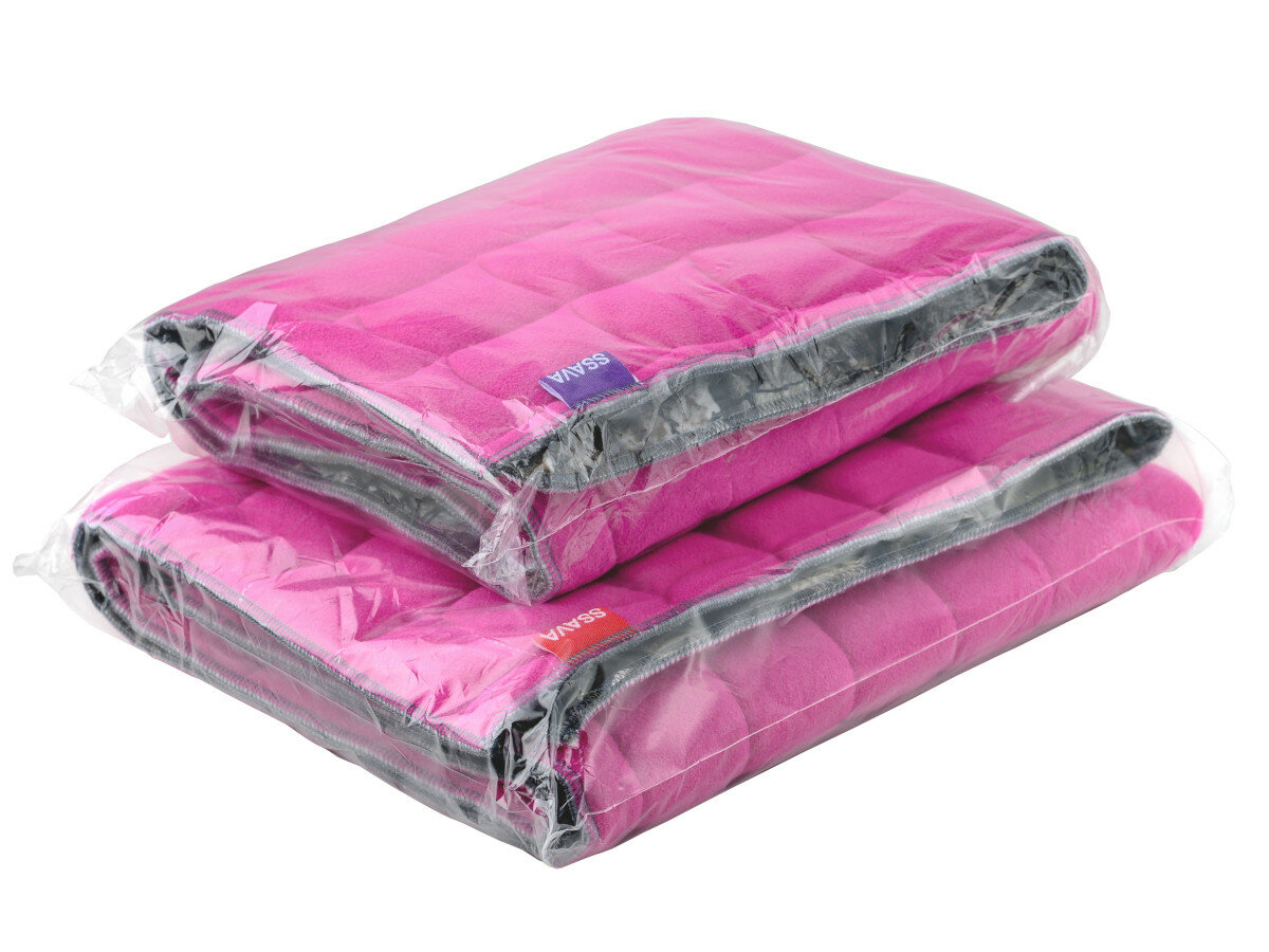 Пеленка пятислойная для собак и щенков многоразовая, непромокаемая, дышащая цвета фуксия. Размер 80х80 см