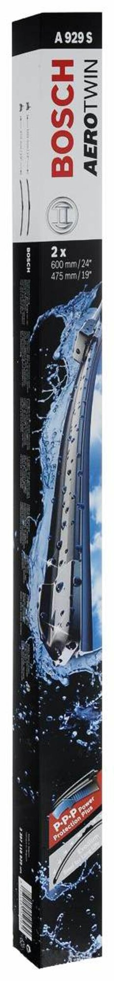 Стеклоочистители Aerotwin [A929S] 600/475 Мм(Bosch 3 397 118 929)