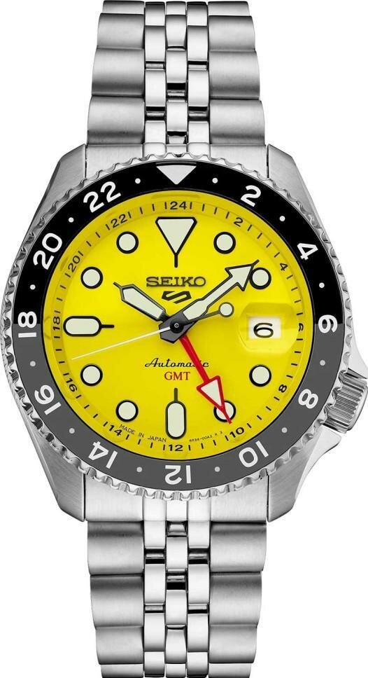 Наручные часы SEIKO, серебряный, черный — фото 1