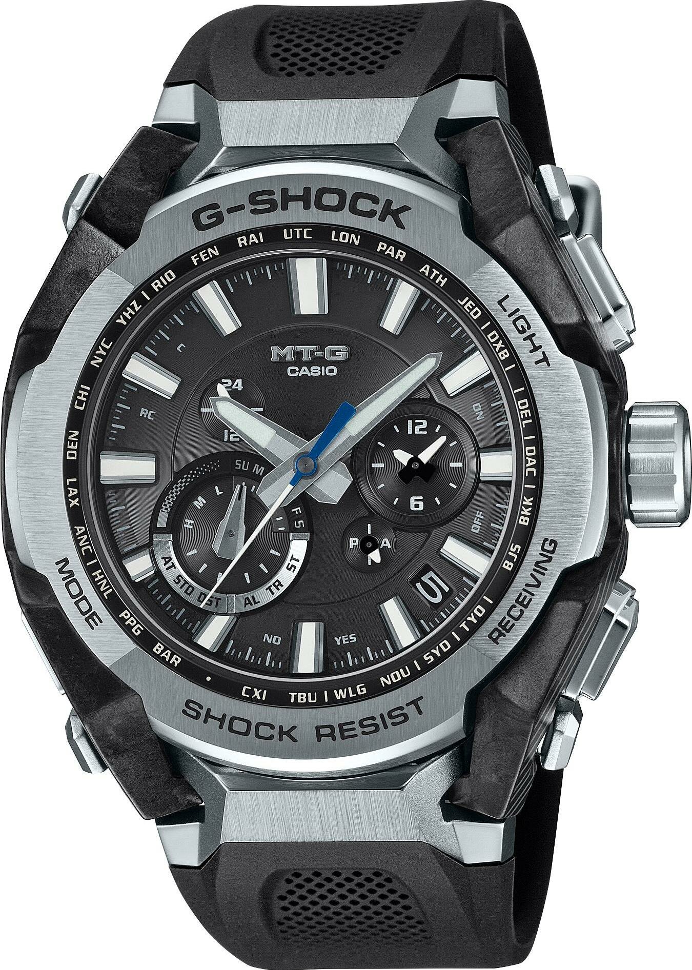 Наручные часы CASIO, серебряный, черный — фото 1