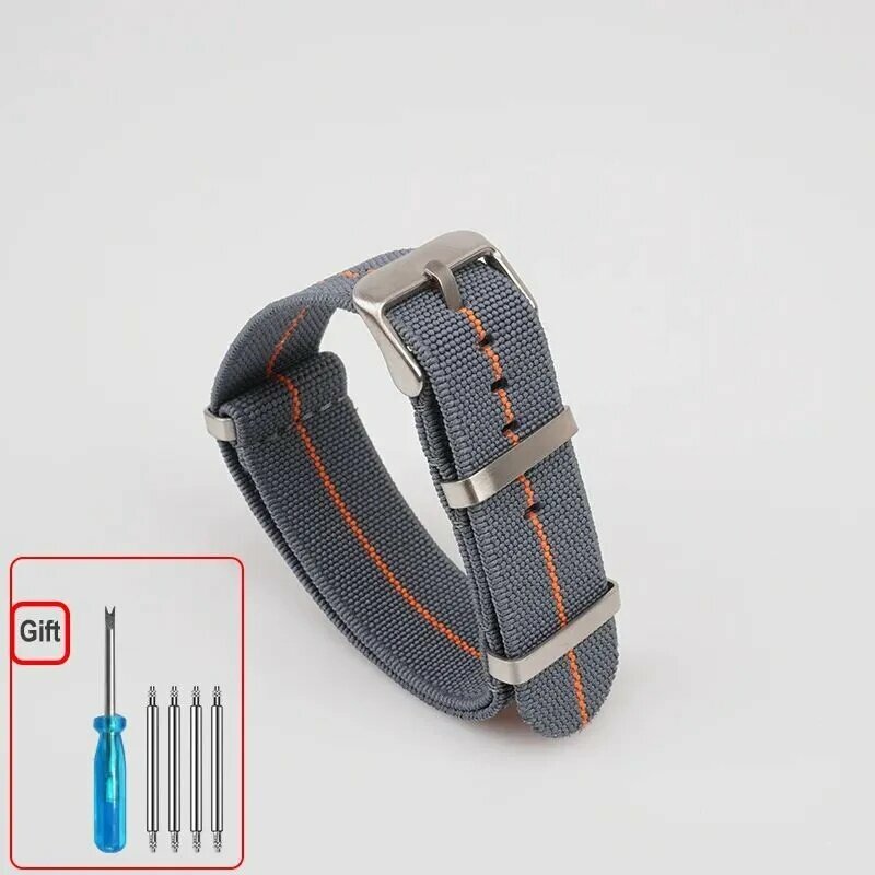 Эластичный нейлоновый ремешок для часов Seiko