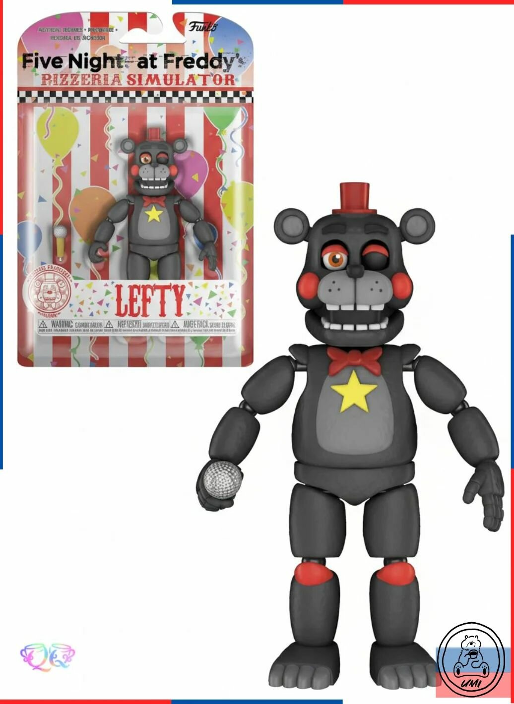 Фигурка Jazwares FNAF(five nights at freddy's) подвижная разборная с подсветкой для коллекции