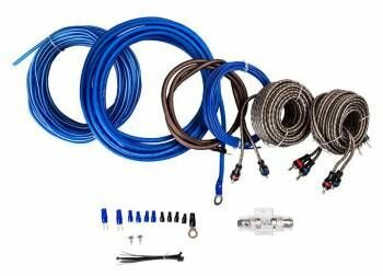 Установочный комплект для акустики KICX 4-канальный, медно-алюминиевый кабель (2043006)