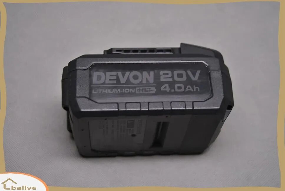 Электрический инструментальный аккумулятор DEVON 20V 4.0AH для электроинструмента