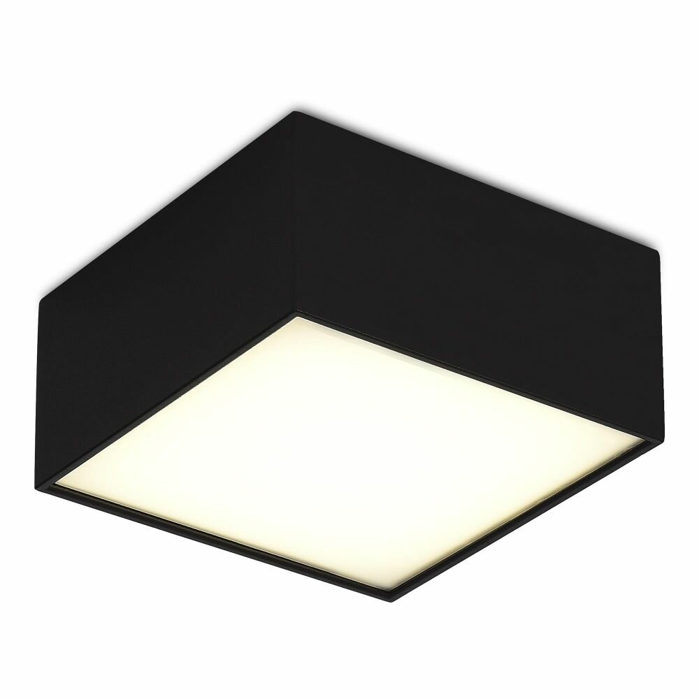 ST608.442.12 ST-Luce Светильник потолочный Черный LED 1*12W 4000K 1 080Lm Ra>90 120° IP20 L120xW120xH55 180-.