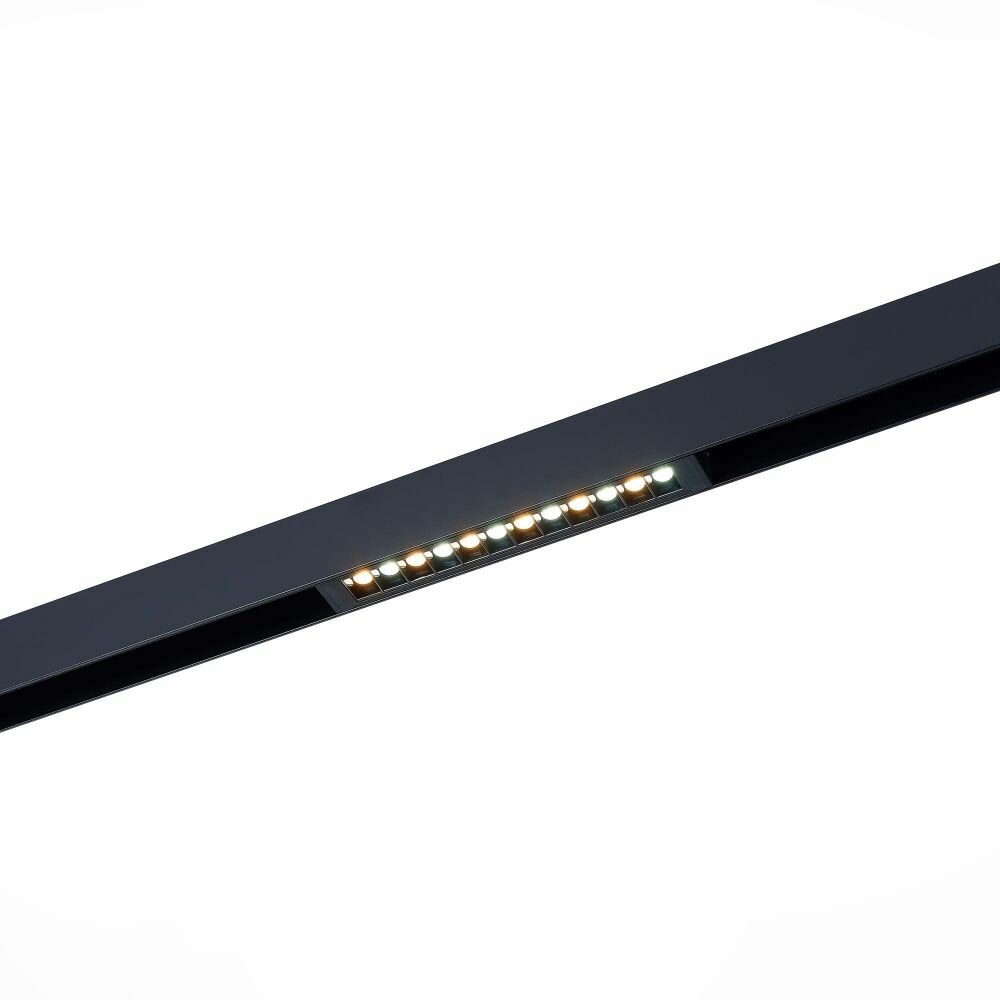 ST655.496.09H ST-Luce Св-к трек. SMART Черный LED 1*9W 2700K-6000K 700Lm Ra>90 24 IP20 L220xW25xH41 220V.
