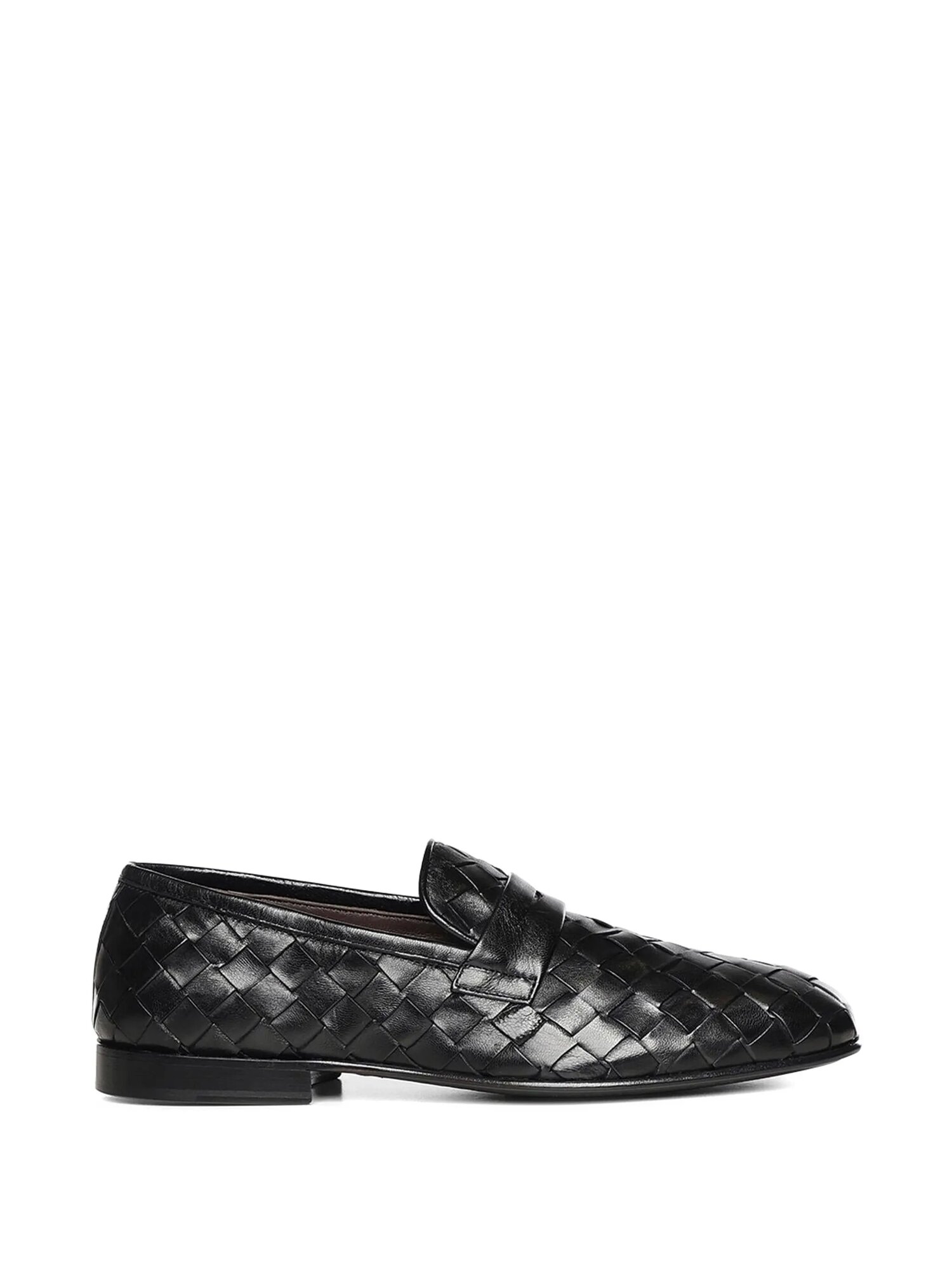 Лоферы Woven-leather loafers