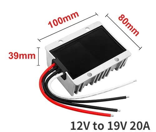 DC-DC преобразователь 12V-19V 20A