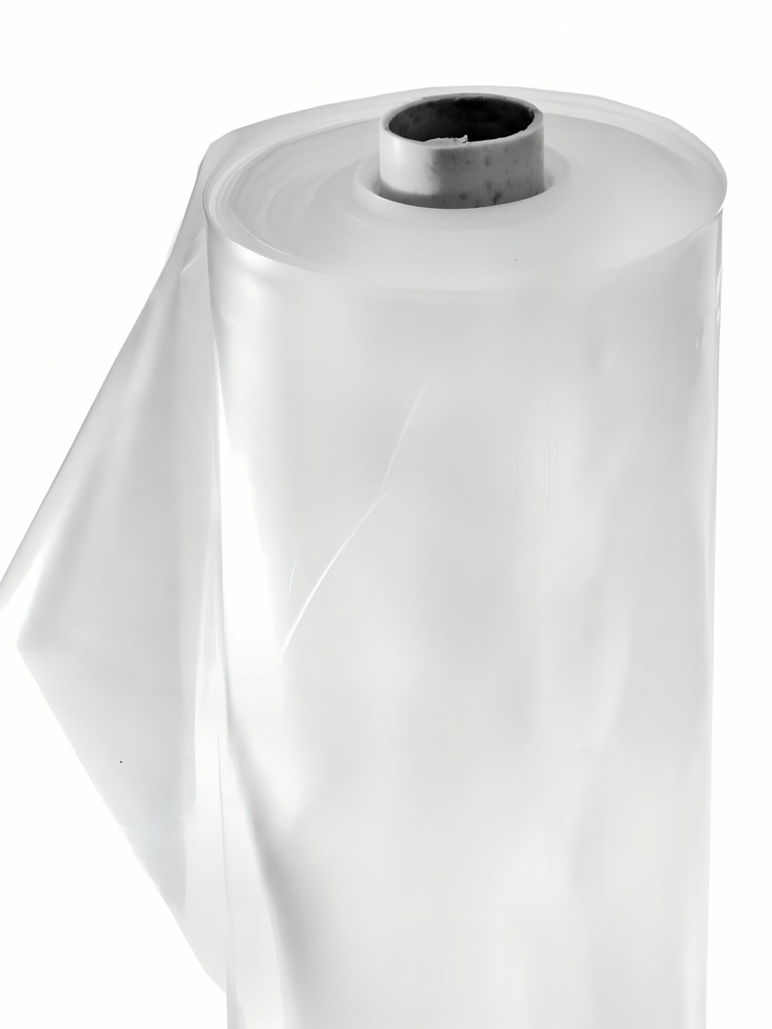 Пленка ПВД защитная 90 мкм, рукав 1.5х100 м, для теплиц и строительных работ, прозрачная, 15 кг